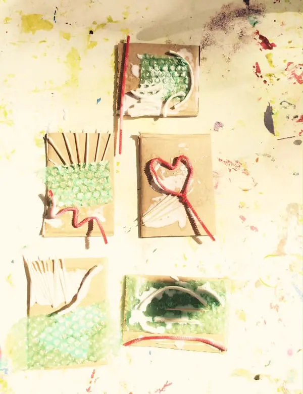 The Art of Printmaking to Create Valentine's Day Cards
