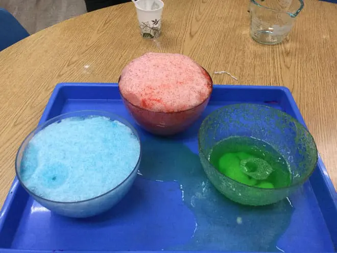 Color Volcanoes - Carmel Mountain Preschool