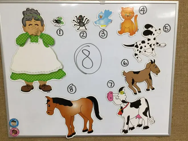 There Was an Old Lady Who Swallowed a Fly - Carmel Mountain Preschool