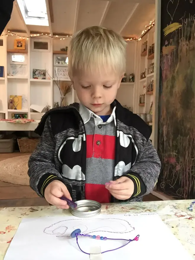 Wire Sculptures and Line Drawings - Carmel Mountain Preschool