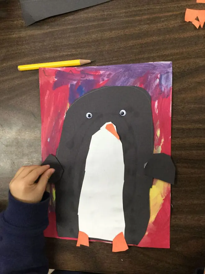 Penguin Art - Carmel Mountain Preschool