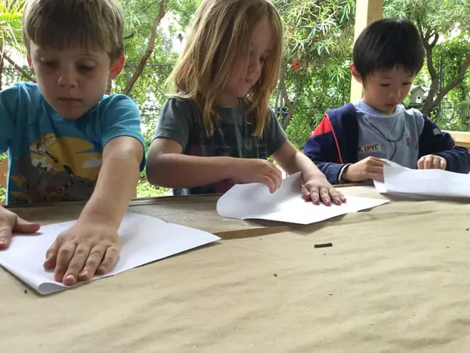 Creating Nature Journals - Carmel Mountain Preschool