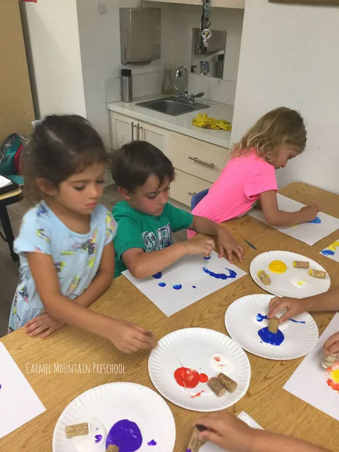 The Dot Art Project Activity - Carmel Mountain Preschool