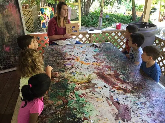 Using our Imaginations to Create with Nature! - Carmel Mountain Preschool