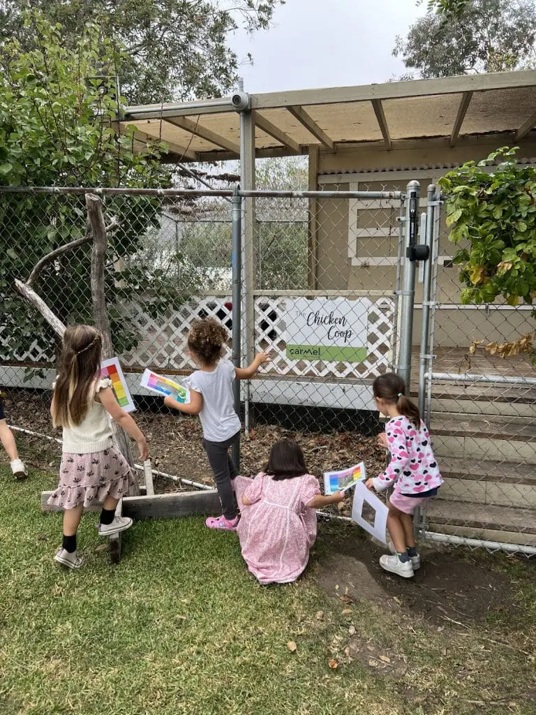 Color Scavenger hunt - Carmel Mountain Preschool