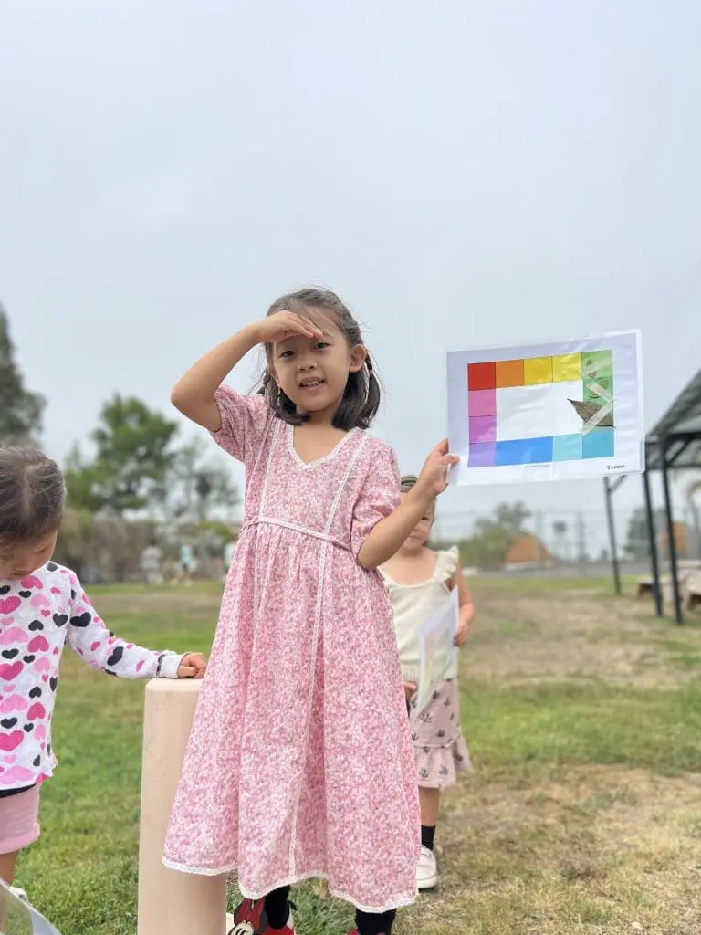 Color Scavenger hunt - Carmel Mountain Preschool