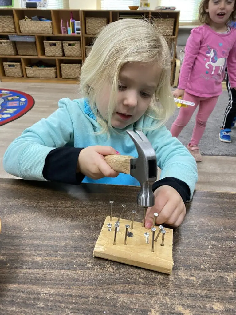 Tools and Preschoolers - Carmel Mountain Preschool