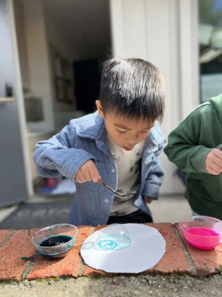 Bubble Art - Carmel Mountain Preschool