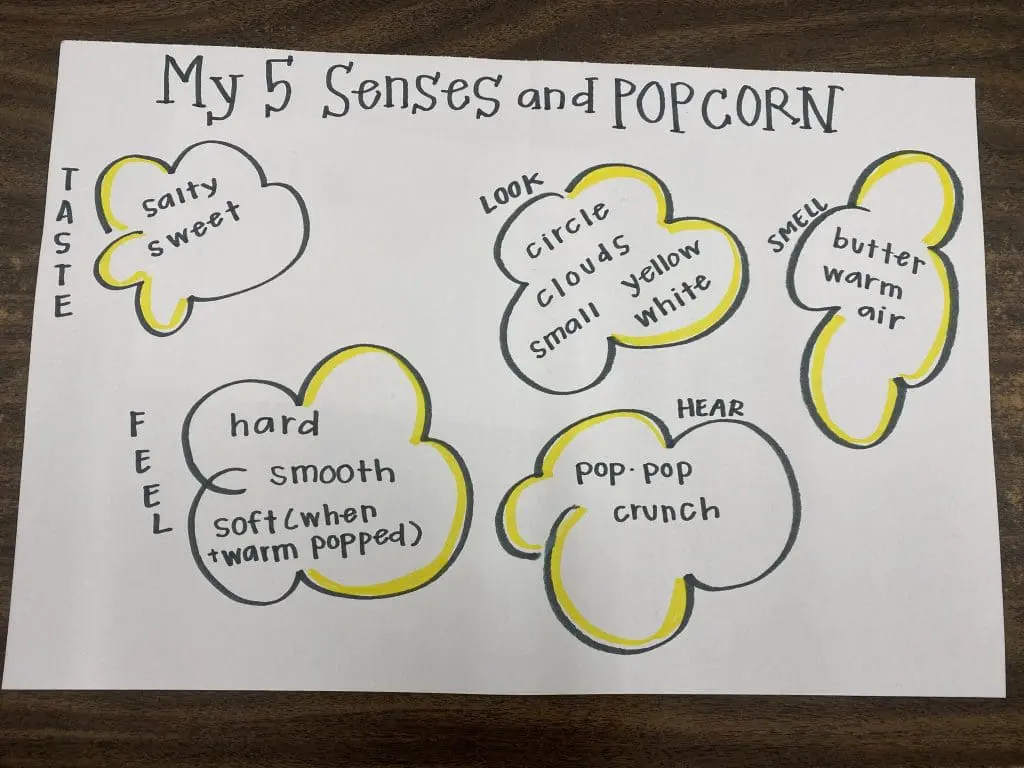 Popcorn and the 5 Senses - Carmel Mountain Preschool