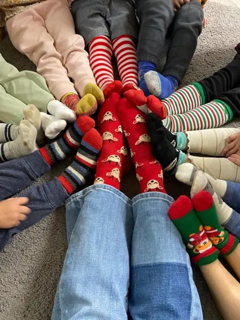 Socks and Fine Motor Skill - Carmel Mountain Preschool