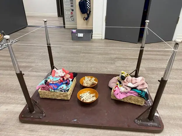 Socks and Fine Motor Skill - Carmel Mountain Preschool